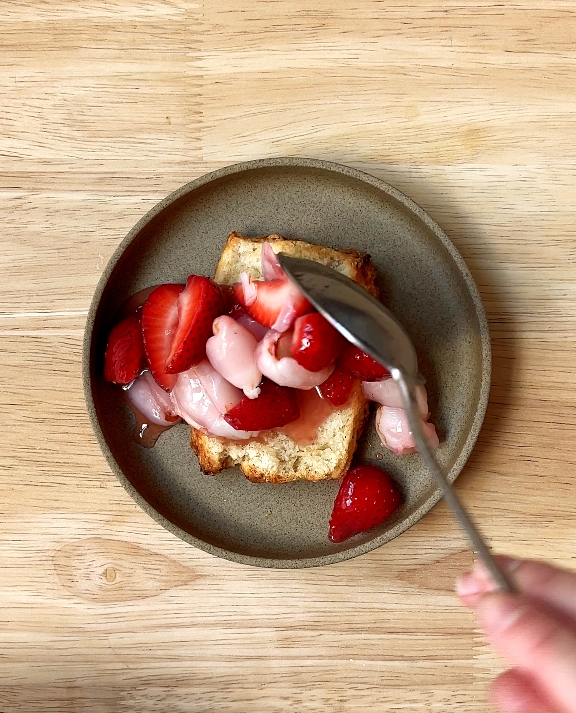 Strawberry Lychee Shortcake - Day With Mei